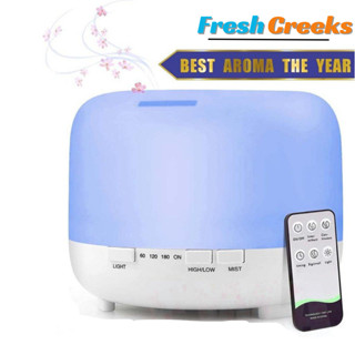 FC ORIGINAL 500ML 7 LED Humidifier Ultrasonic Remote Aromatherapy ...