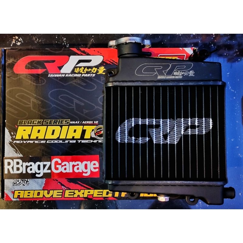CRP Radiator 2 Rows Black Series - Aerox v2 / Nmax v2 | Shopee Philippines