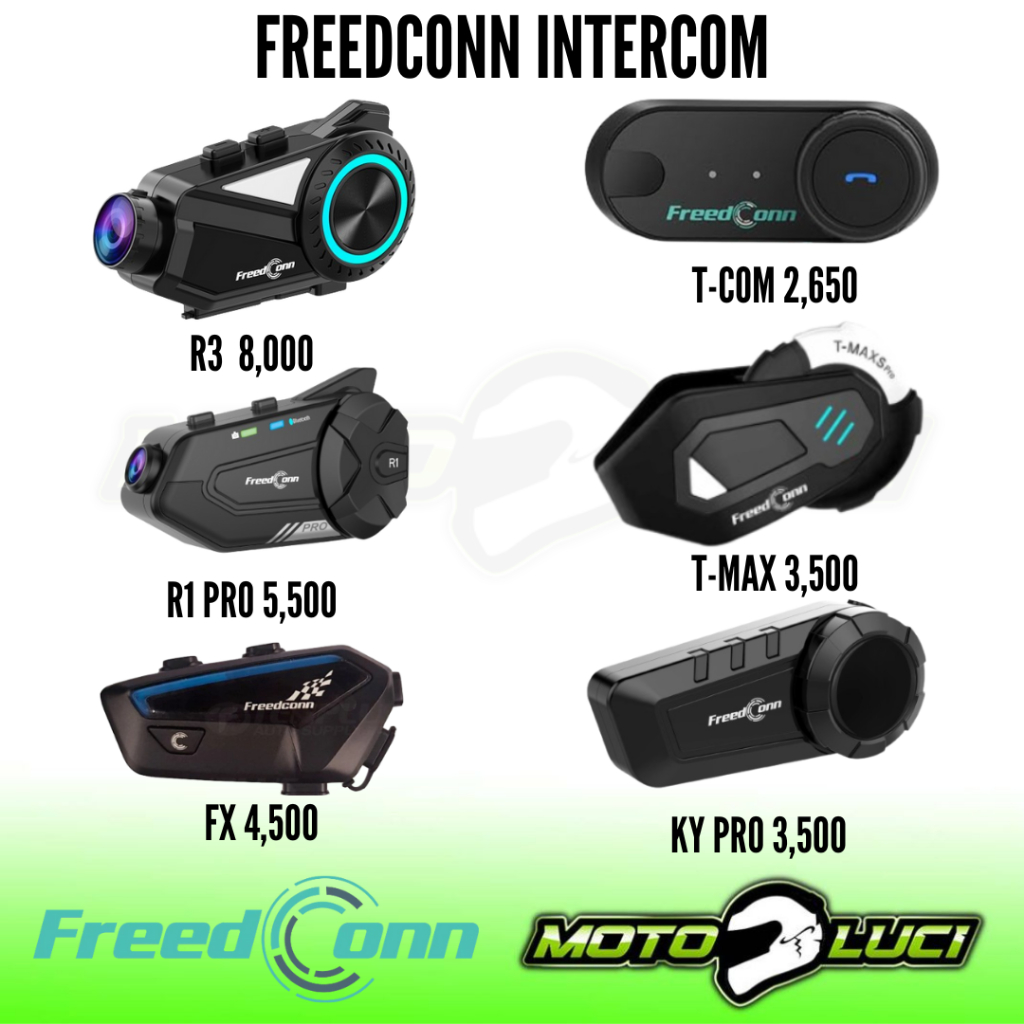 FREEDCONN UNIVERSAL INTERCOM | Shopee Philippines