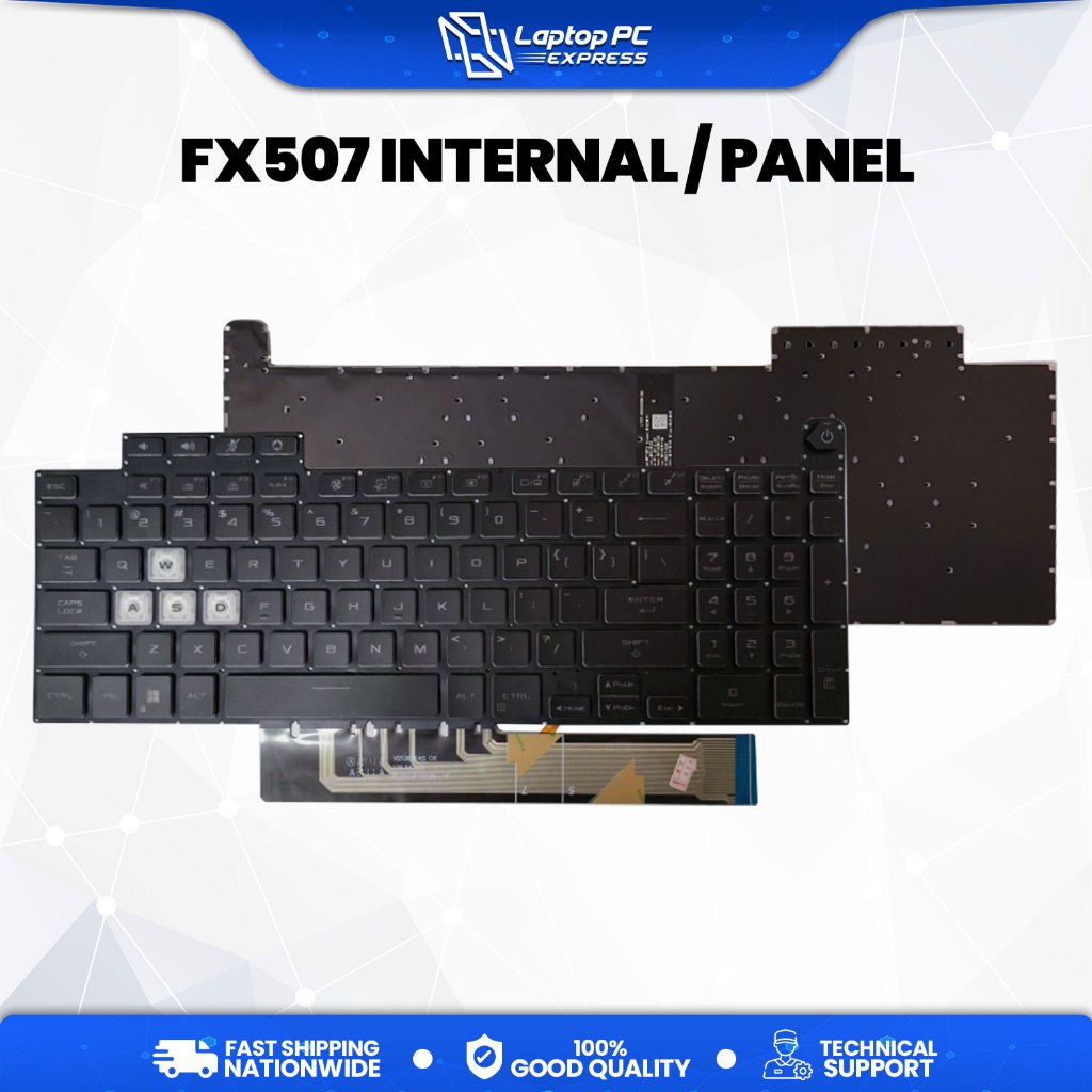 LPCE Laptop Keyboard FX507 Compatible With Asus TUF Gaming A15 FA507RR ...