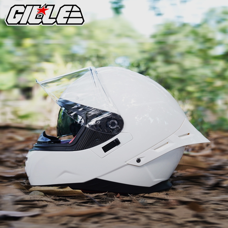 Gille Helmet 883 FALCON Motorcycle Helmets Full Face Dual Visor Free Iridium Lens | Shopee ...
