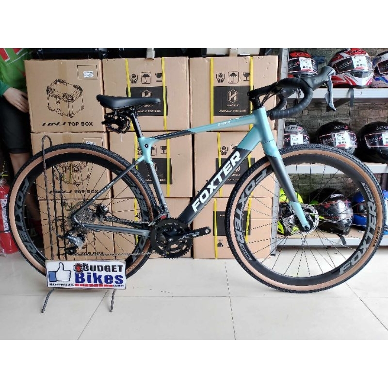 FOXTER LAURUS GX-1800 GRAVEL BIKE WITH 6 FREEBIES | Shopee Philippines