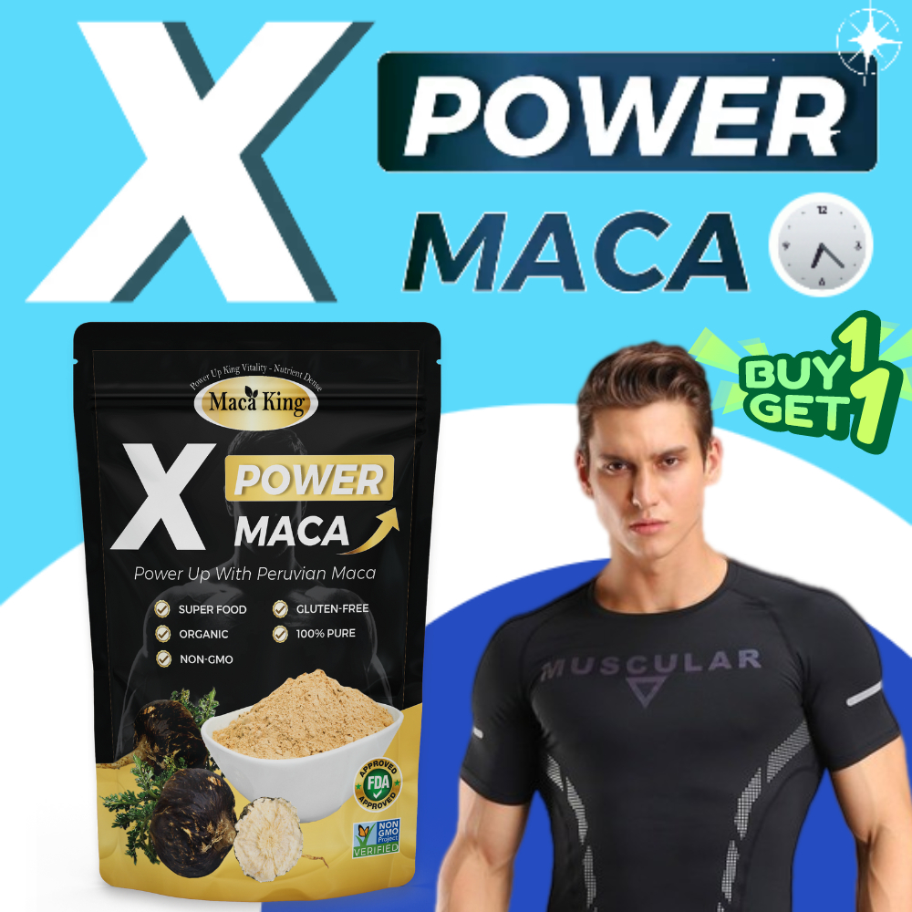Maca King X Powder Maca Original 100% Organic Maca Biger - Longer ...