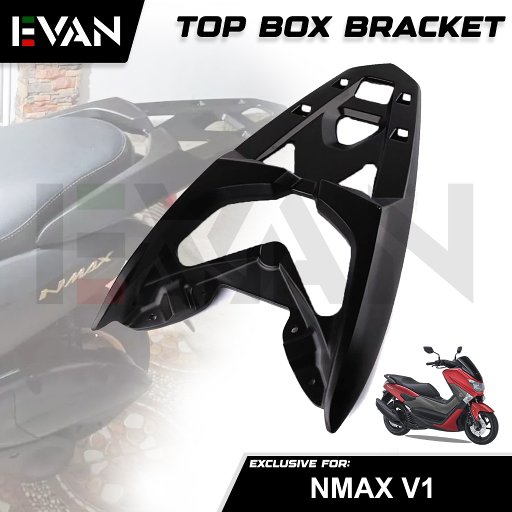 EVAN.PH Nmax 155 V1 4Holes Rear Bracket Top Box Bracket Heavy Duty Made ...