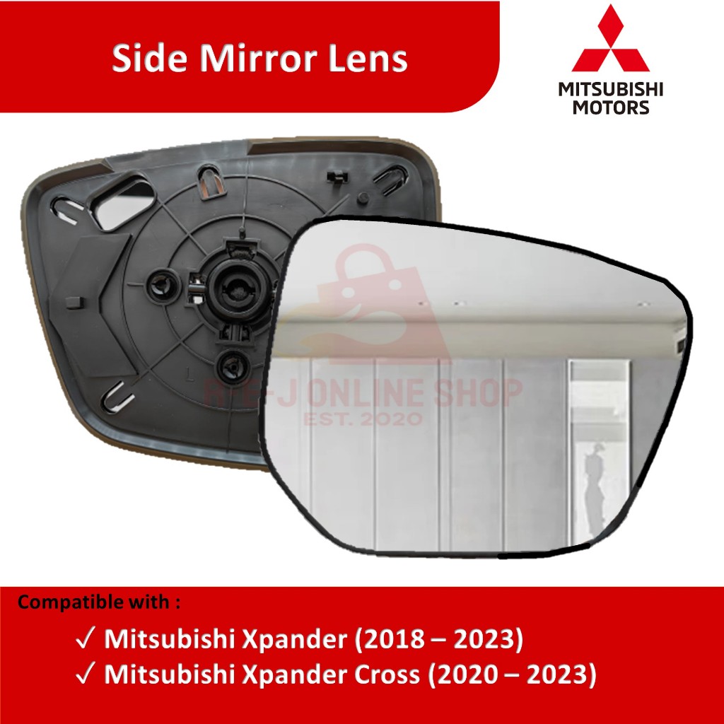 Side Mirror Lens for Mitsubishi Xpander (2018 - 2023) and Mitsubishi ...