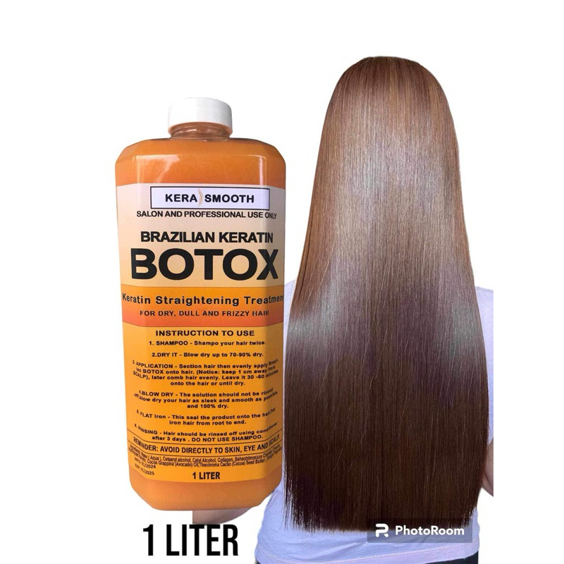 Brazillian Keratin Hair Botox 1L treatment for damage hair/color ...