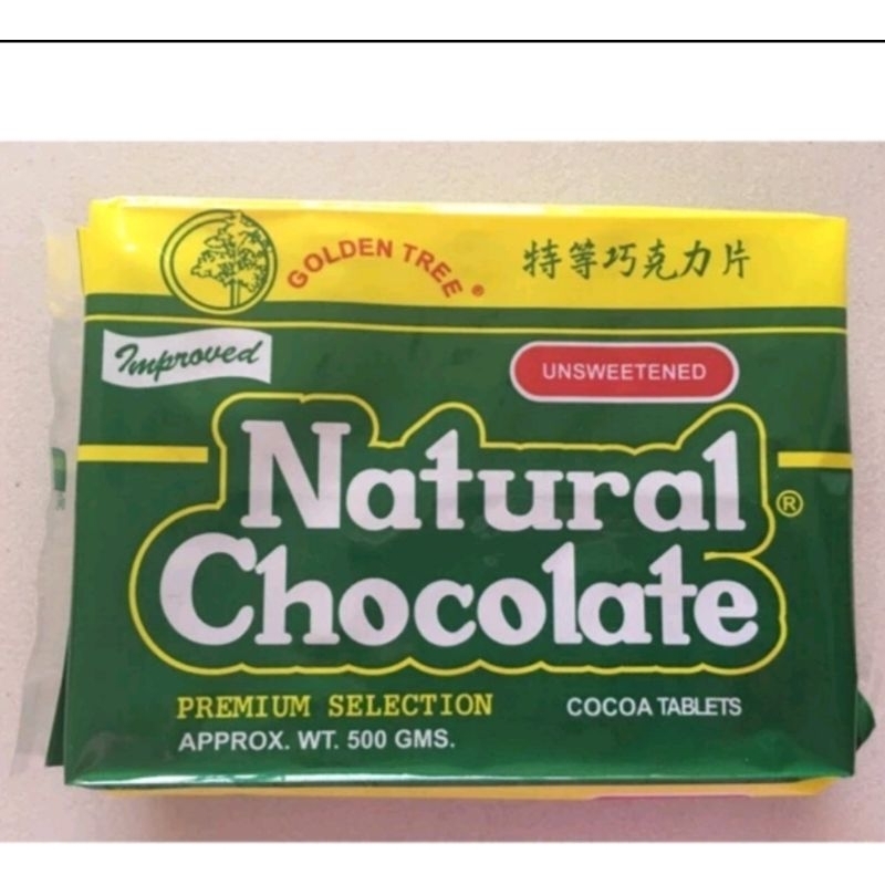 Natural Chocolate Cocoa Tablea Unsweetened 500grams | Shopee Philippines