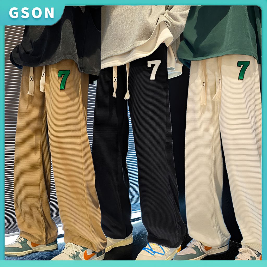 COD Slocks Pants Loose Straight Cut Pants Korean Sweatpant wide leg ...