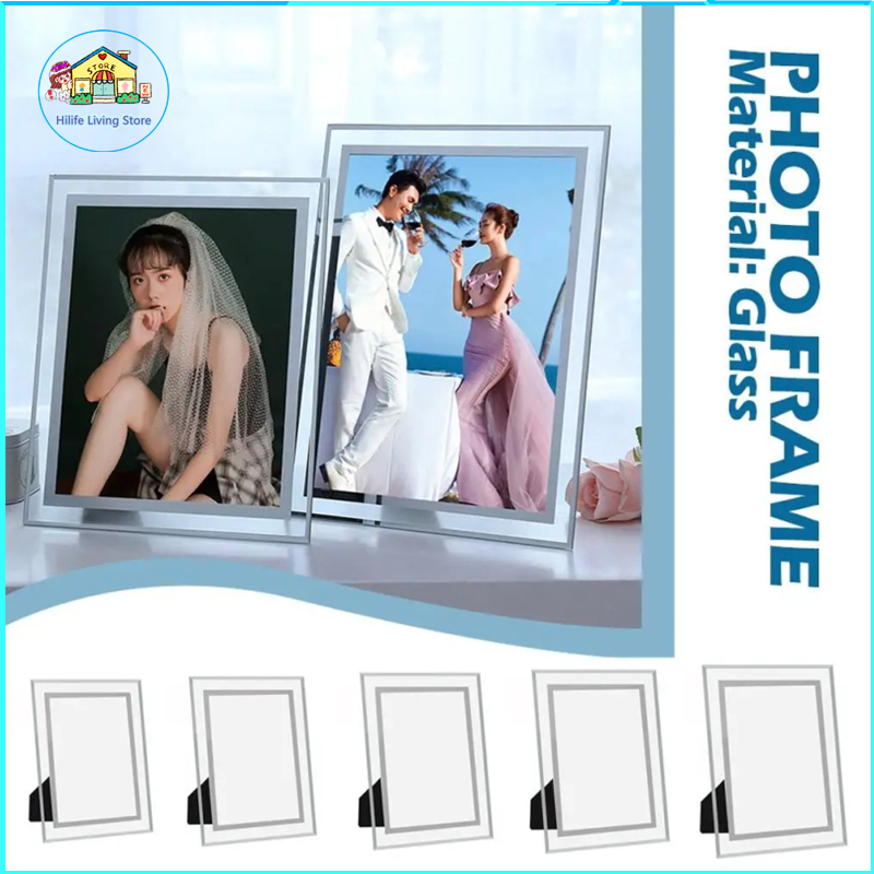Crystal Glass Frame Table Certificate A4-6 Creative Photo Frame Album High Quality Home ...
