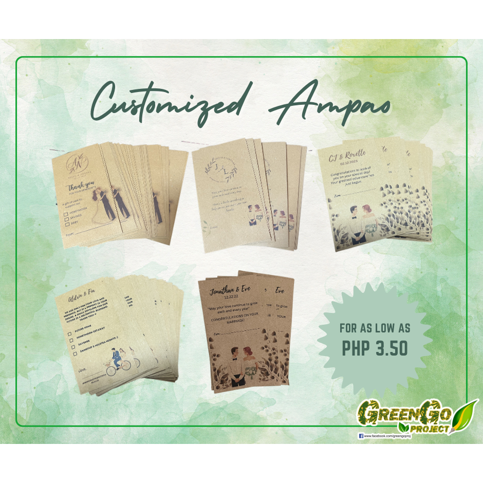 SMALL AMPAO/ CUSTOMIZED AMPAO/ ANGPAO/ PINOY ANGPAO/ KRAFT MONEY ...