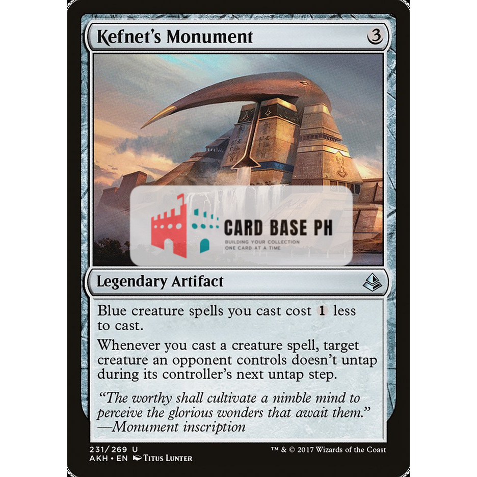 Kefnet's Monument - Magic the Gathering Trading Card | Shopee Philippines