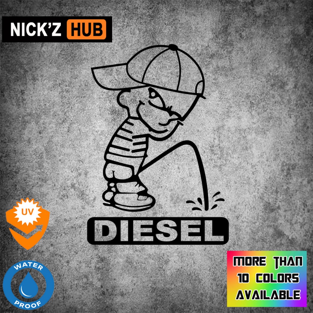 Gas Tank Sticker Diesel Vinyl Decal WATERPROOF | Shopee Philippines