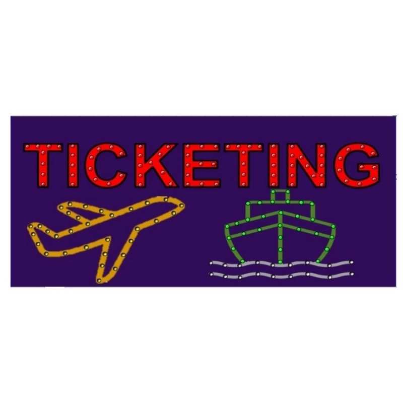 Customized Led Sign-TICKETING | Shopee Philippines