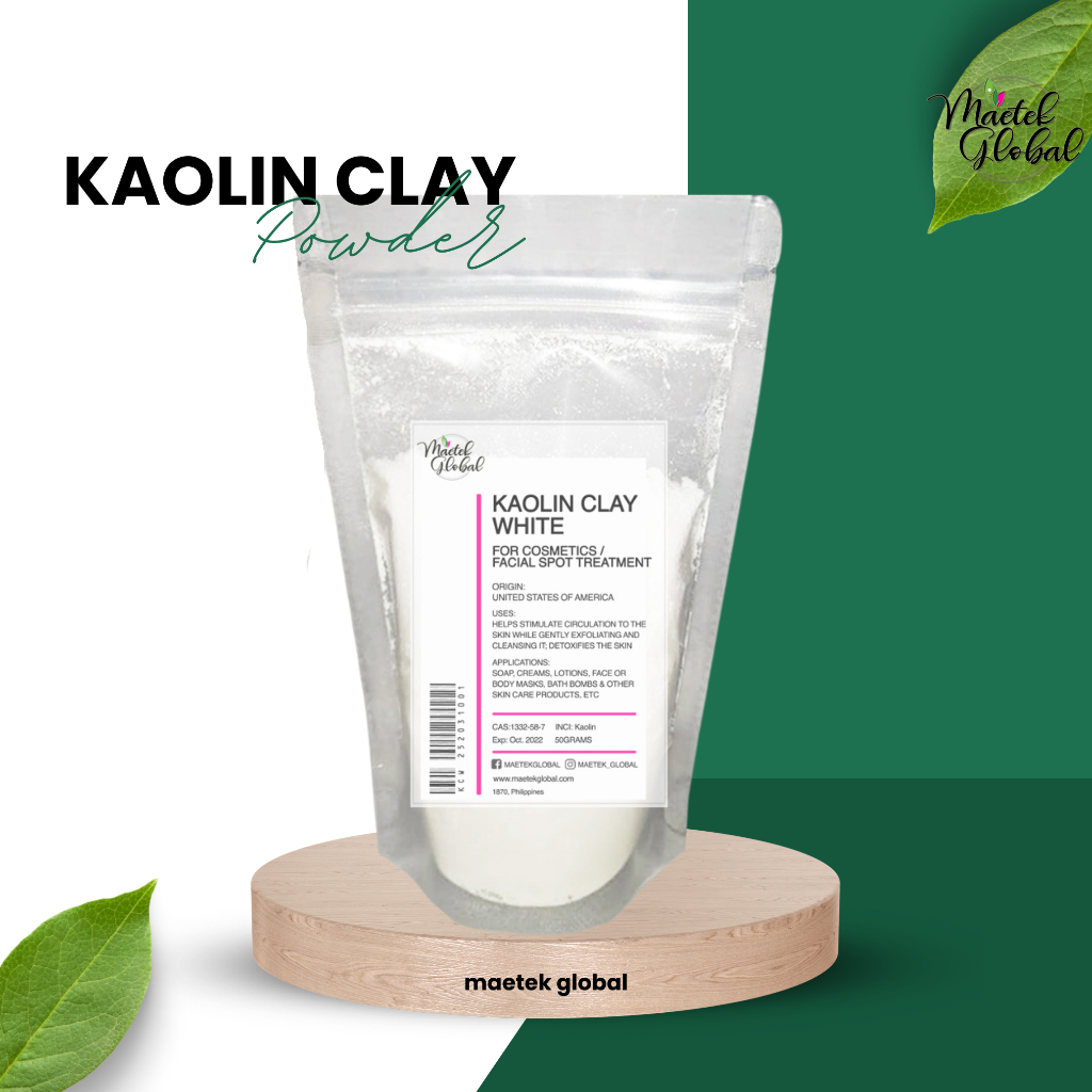 Pure Kaolin Clay (For Cosmetics 500grams, 1Kilo) | Shopee Philippines