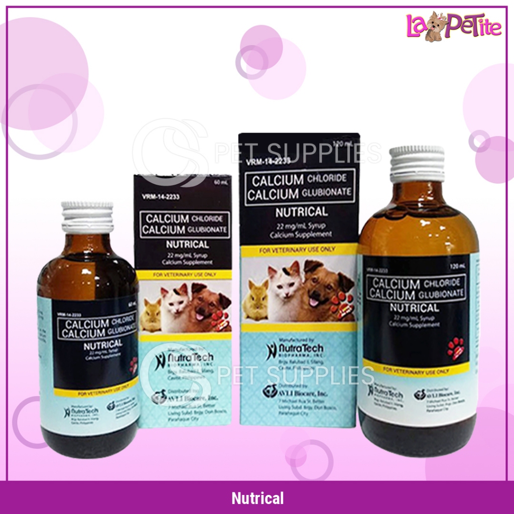 LKJ-Nutrical Syrup Calcium Supplement For Dogs, Cats, Rabbits ...