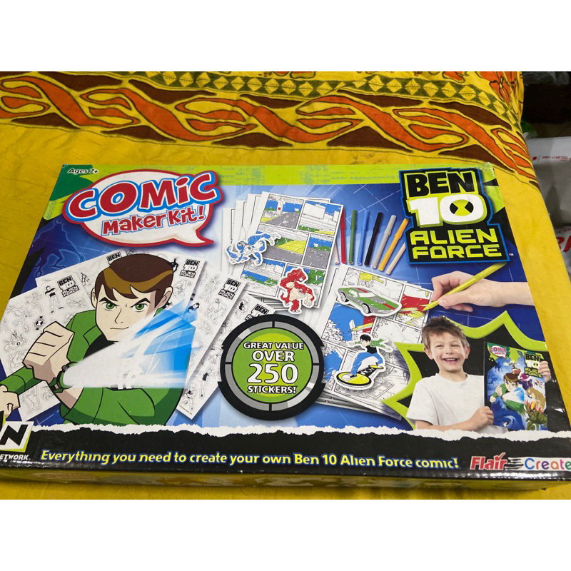 Comic maker kit for kids ages 7+ , Ben 10 alien force from England CN ...