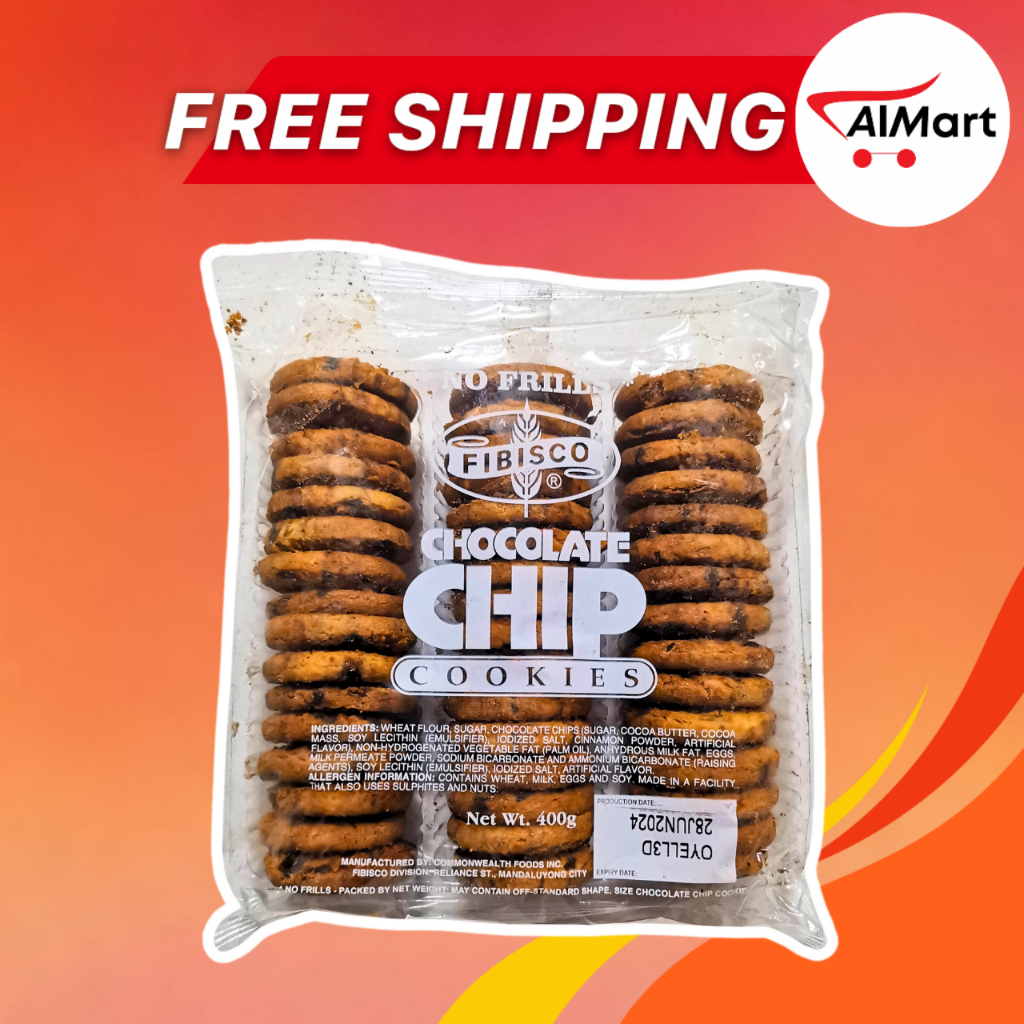 FIBISCO CHOCOLATE CHIP COOKIES (400 GRAMS) | Shopee Philippines