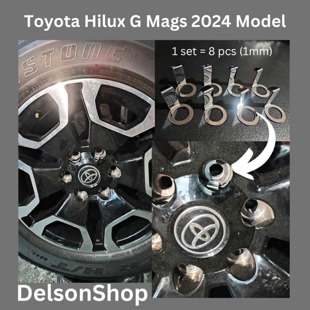 Toyota Hilux G 2024 Center cap lock | Shopee Philippines