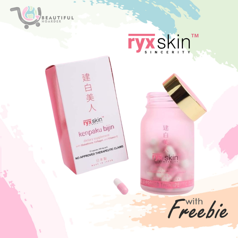 Ryx Kenpaku Bijin Glutathione, Collagen and Vitamin C | 62 Capsules ...