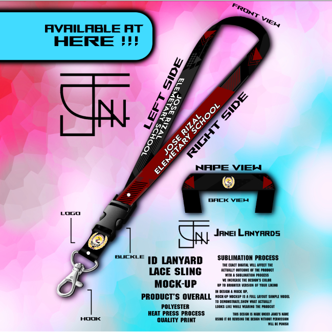 Jose Rizal Elementary School | ID Lace Lanyard with Customized Design ...