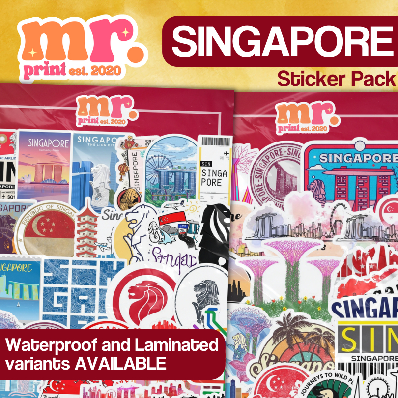 SINGAPORE STICKERS | TRAVEL | WATERPROOF STICKER | Shopee Philippines