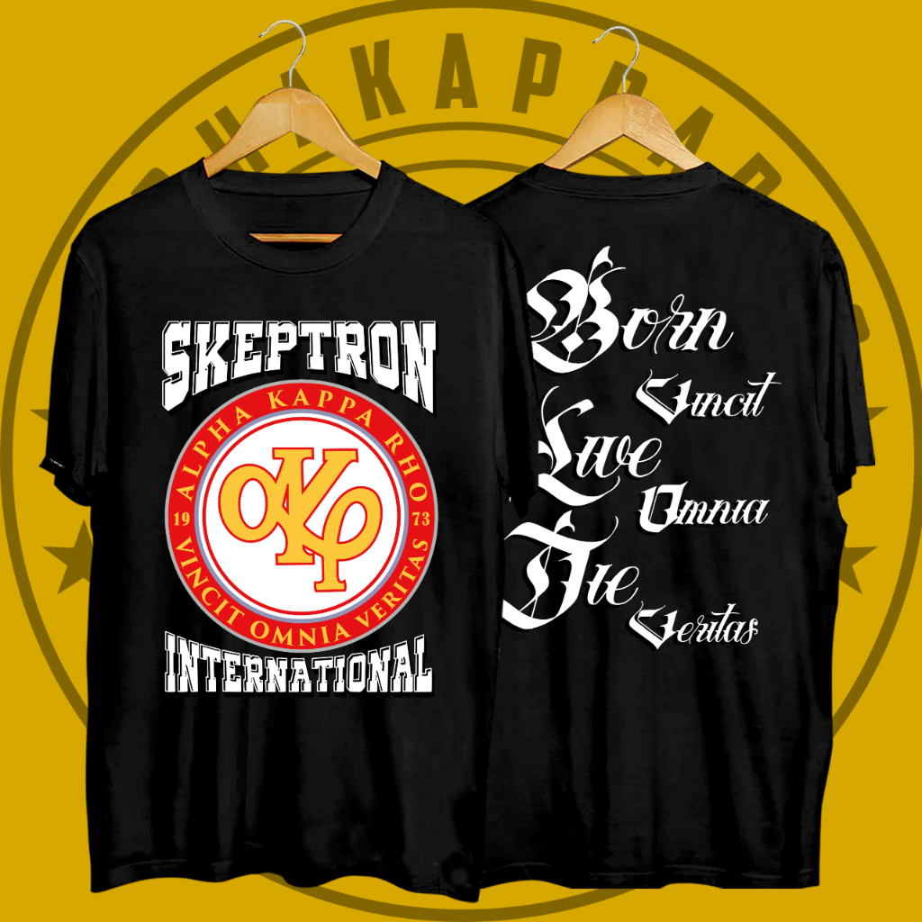 Alpha Kappa Rho AKP53 SKEPTRON 1973 New w design AKP Fraternity T-shirt ...