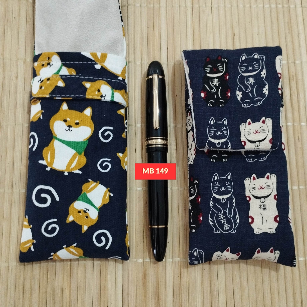 Japanese Pen Pouch / Pen Case / for 3 Pens | Shopee Philippines
