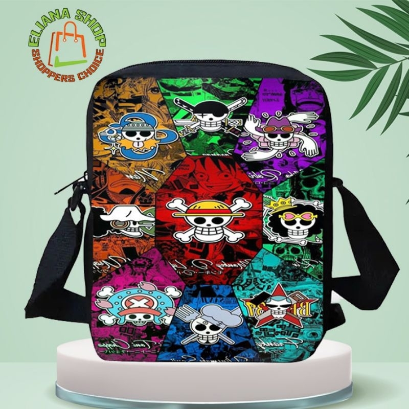 One piece sling bag anime graphic sublimation Quality Crossbody Bag ...