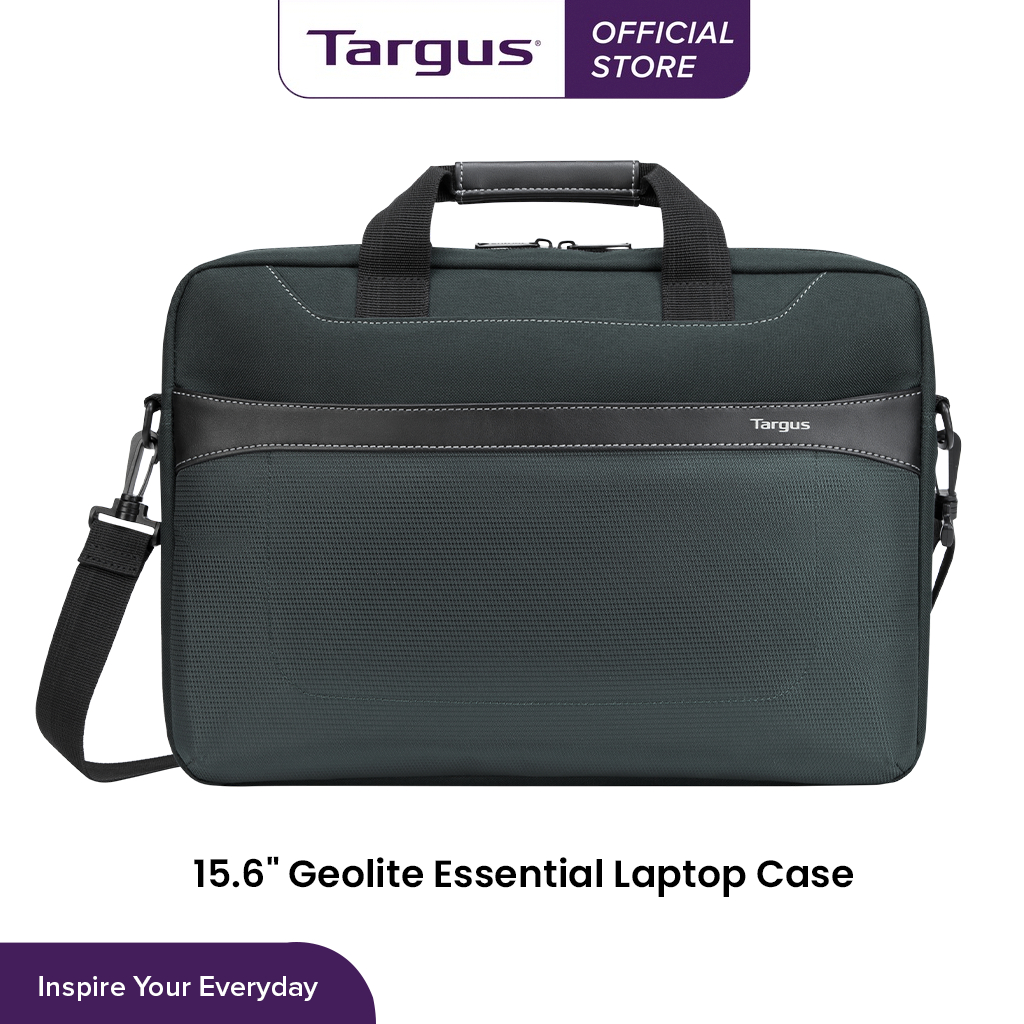 Targus 15.6" Geolite Essential Adjustable Shoulder Strap Laptop Case w ...