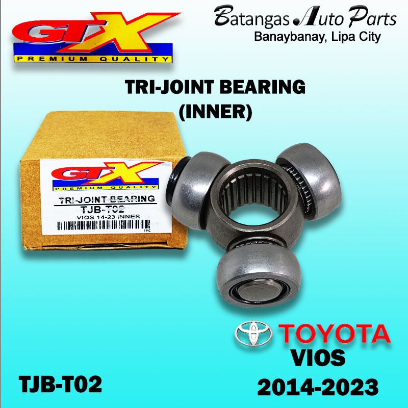 GTX TRI-JOINT BEARING TOYOTA VIOS 2014-2023 (INNER) TJB-T02 | Shopee ...