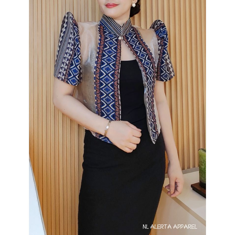 MODERN FILIPINIANA ETHNIC BOLERO BARONG FOR WOMEN | Shopee Philippines