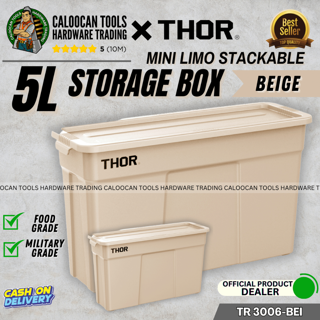 THOR 5L Mini Limo Stackable Storage Box (TR 3006) CALOOCAN TOOLS ...