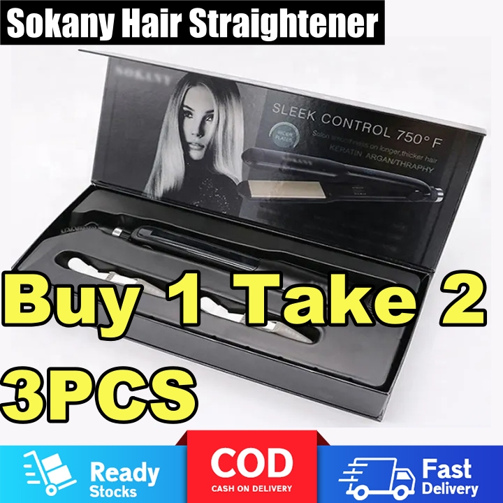 Sokany Hair Straightener Professional Edition Electric Fast Heat Hair Iron Ceramic | Shopee ...