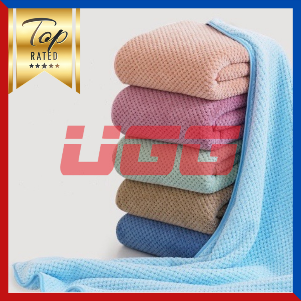 UGG Waffle Premium Soft Microfiber Cannon Bath Towel Super Absorbent ...