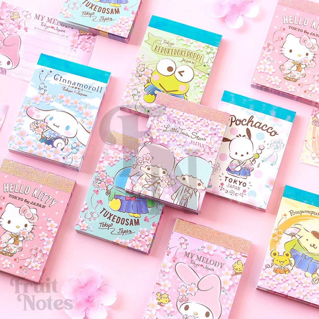 SN381 70 sheets Sanrio Theme Tear off Mini Notepad | Shopee Philippines