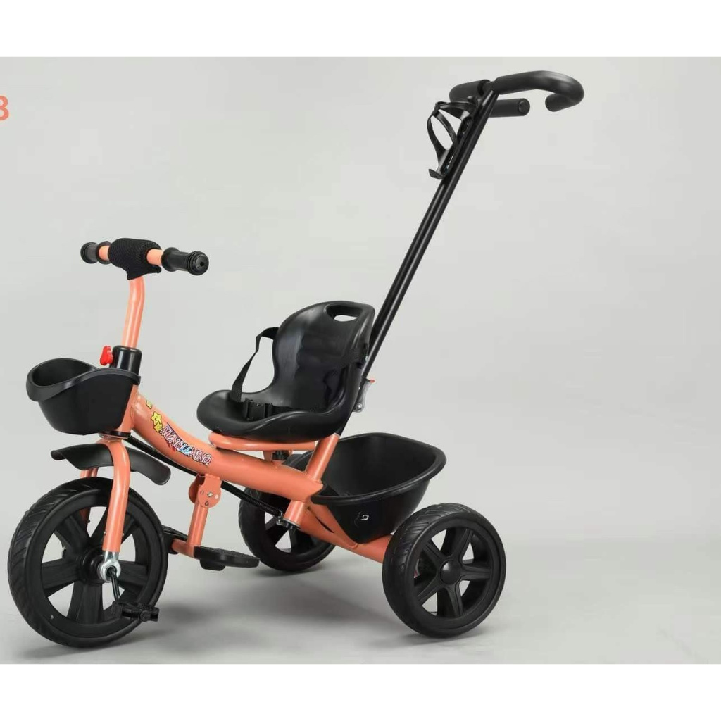 2in1 baby stroller bike for baby Trolley Bike 3 Wheels Tricycle Bike for Kids 1-6 Years | Shopee ...