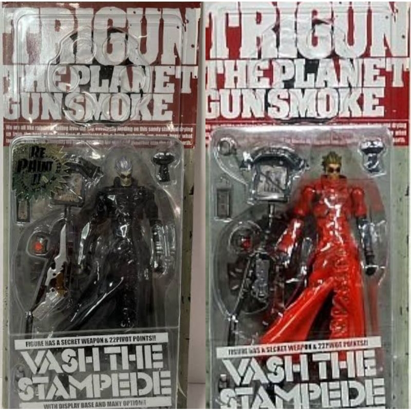 Trigun Figure Vash The Stampede Nicholas D Wolfwood Kaiyodo | Shopee ...