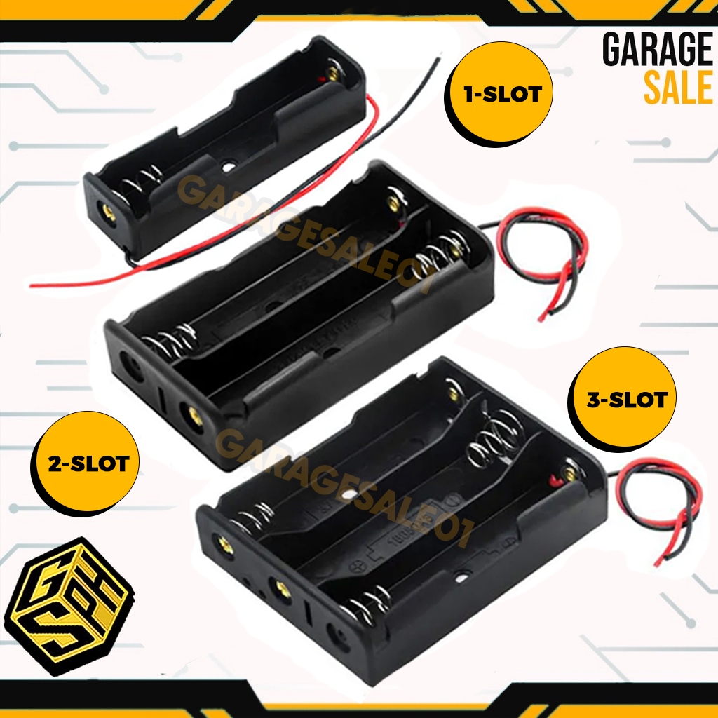 Series Battery Holder 18650 with Wire 1 Cell 2 Cell 3 Cell 1S 2S 3S ...