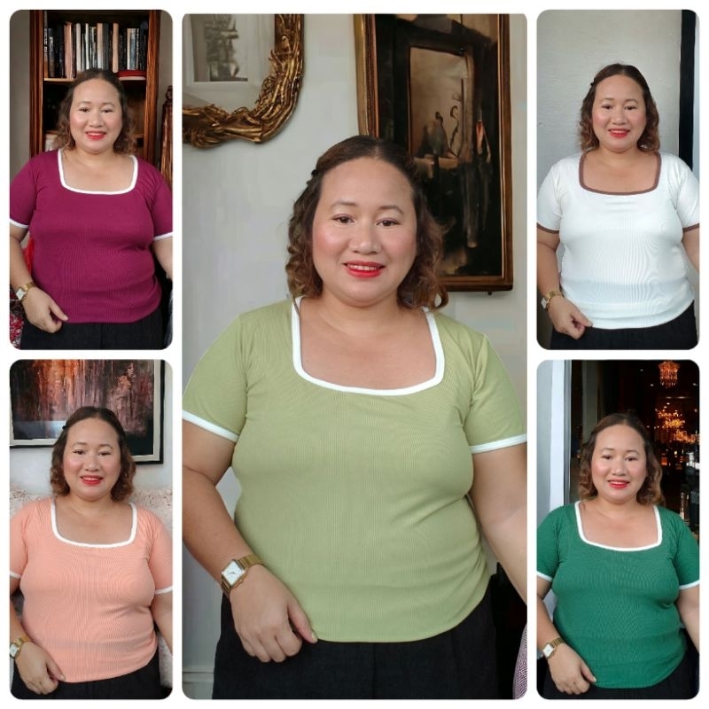 PLUS SIZE MADISON TOP (L-2XL) | Shopee Philippines