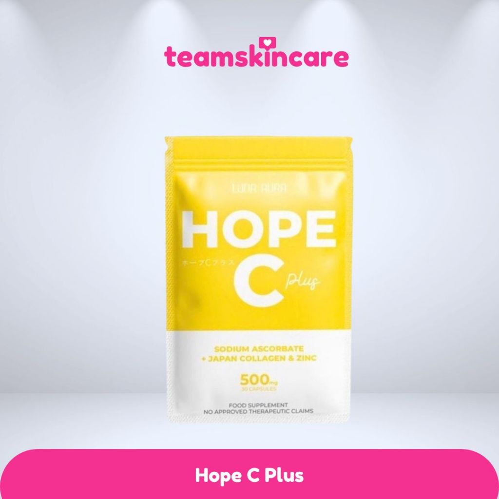 Hope Glow Hope C Plus by Luna Aura Glutathione Drink Capsule | Shopee ...