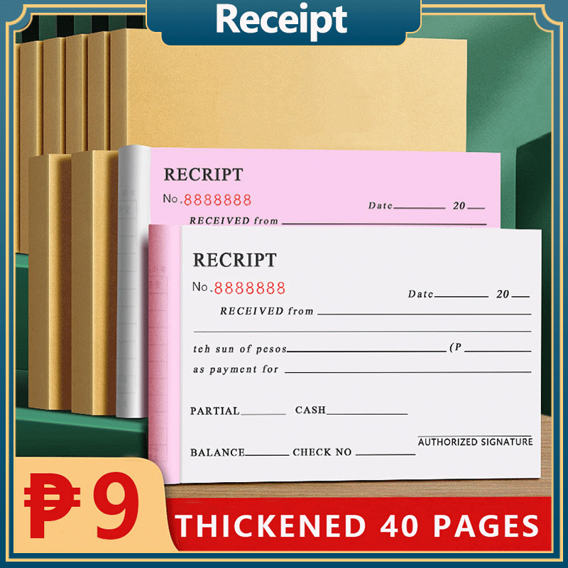 receipt with carbon resibo carbonized wholesale temporary delivery ...