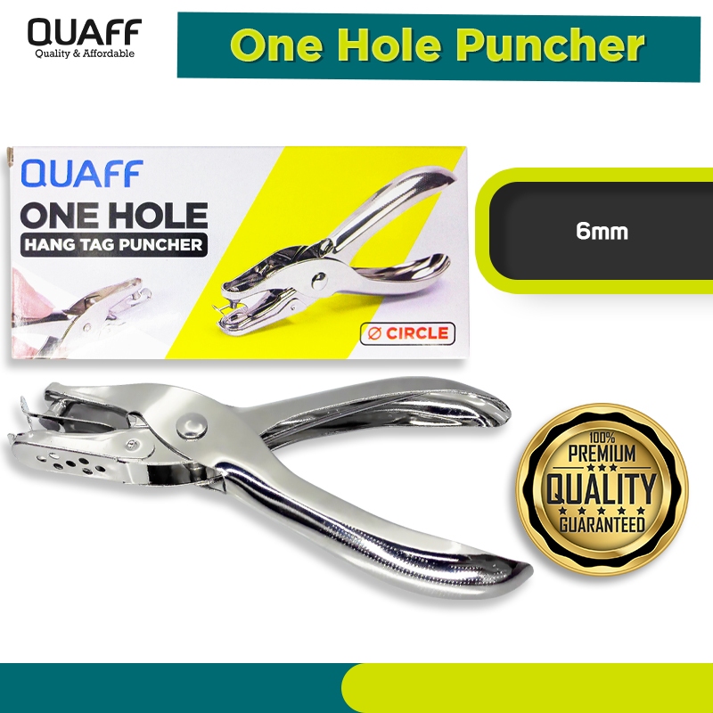 Hang Tag One Hole Puncher 3mm / 6mm Ticket Puncher Circle Metal Single ...
