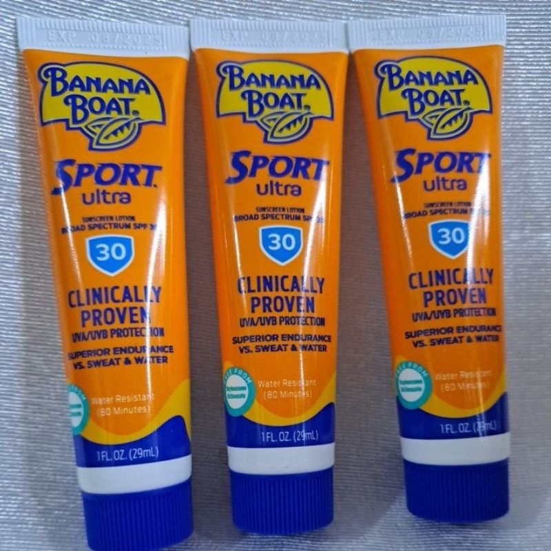 Banana Boat Sport Performance Sunscreen, SPF 30, Travel Size, 1 Oz ...