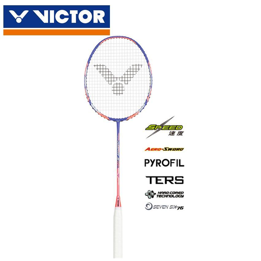 Victor JETSPEED S-12F 4U Full Carbon Single Badminton Racket 26-30Lbs ...
