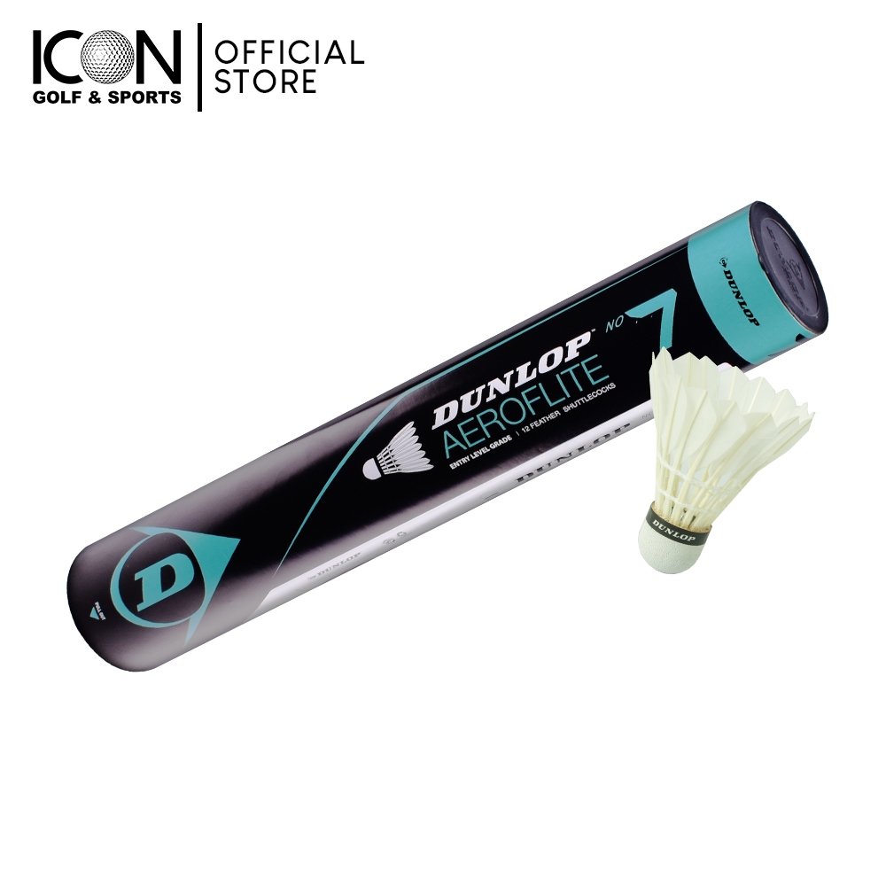 Dunlop Feather Shuttlecock Aeroflite No. 7 (12pcs) | Shopee Philippines