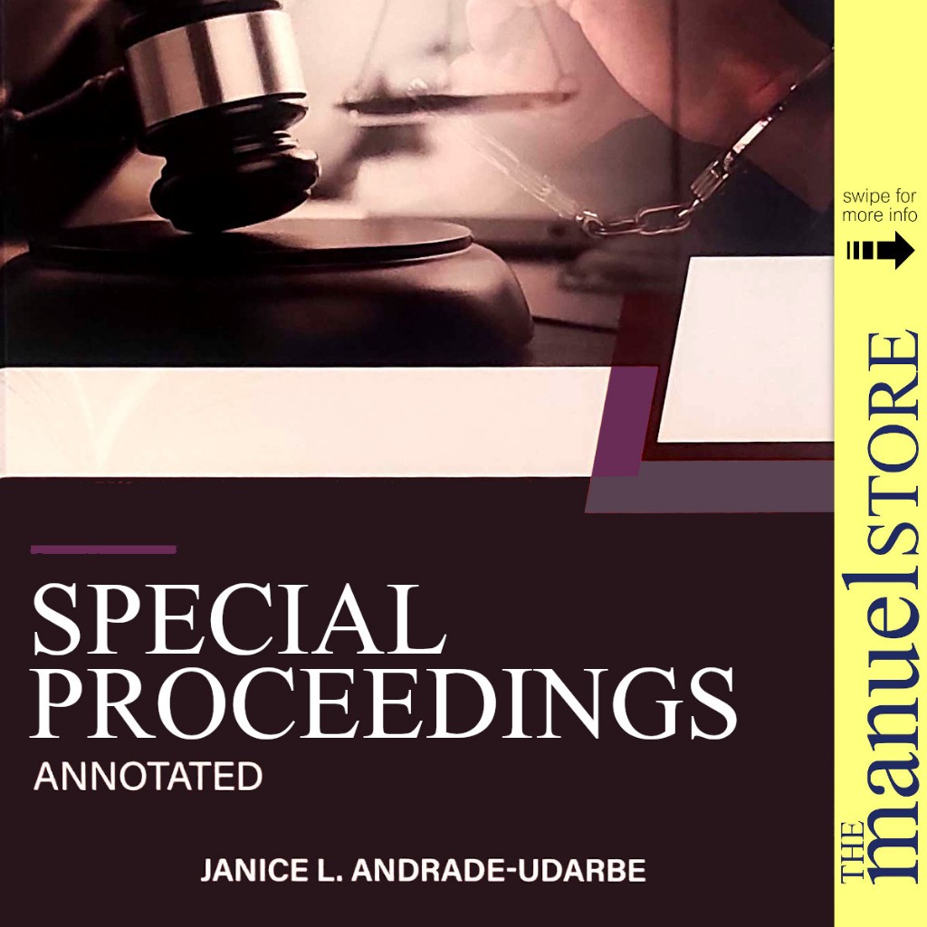 Andrade Udarbe (2025) Special Proceedings Annotated - by Judge Janice | Shopee Philippines