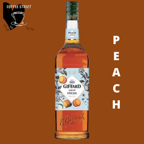 Giffard Peach Flavored Syrup 1 Liter | Shopee Philippines