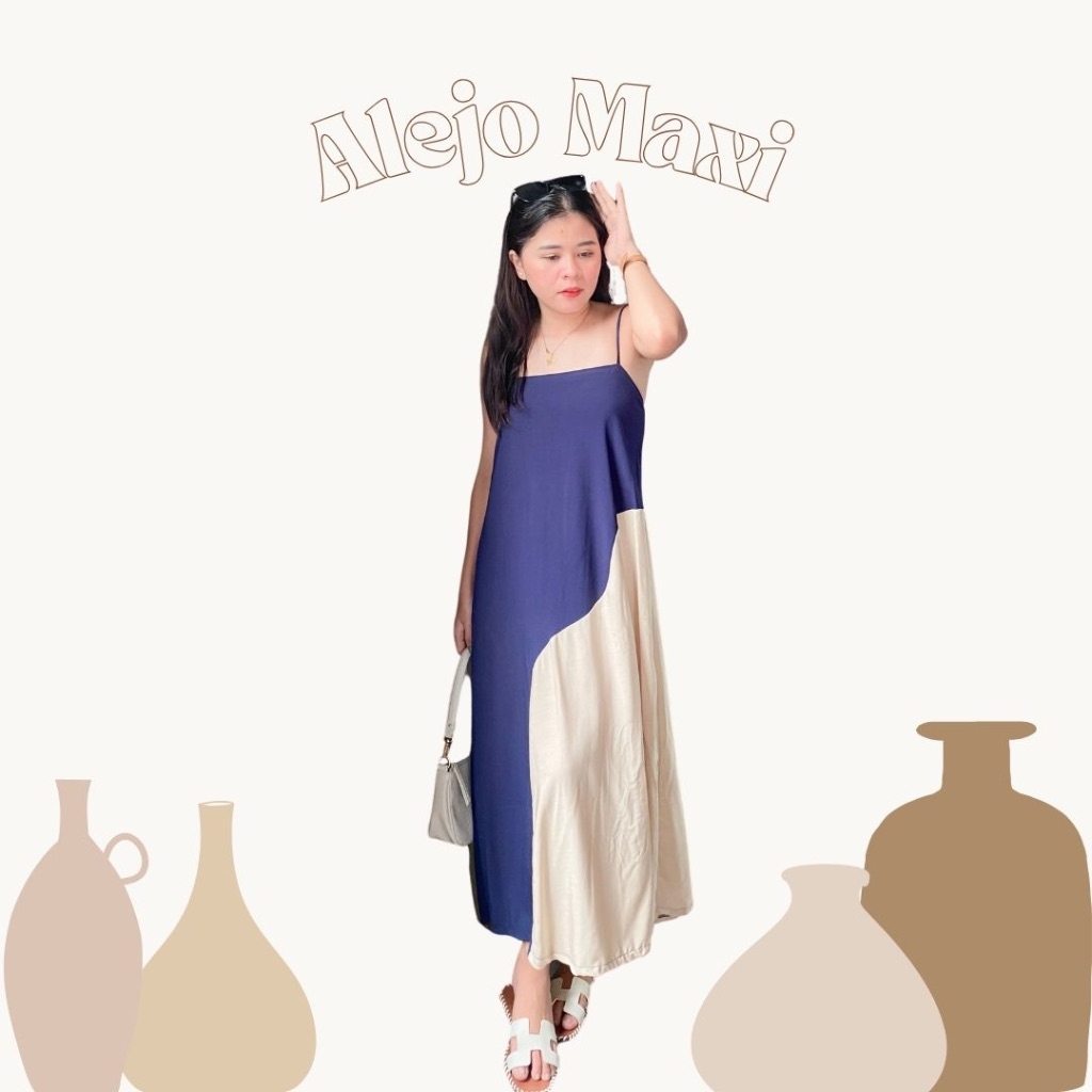 CDT ALEJO MAXI Casual Basic Plain Comfy Soft Fabric Daily Wear ...