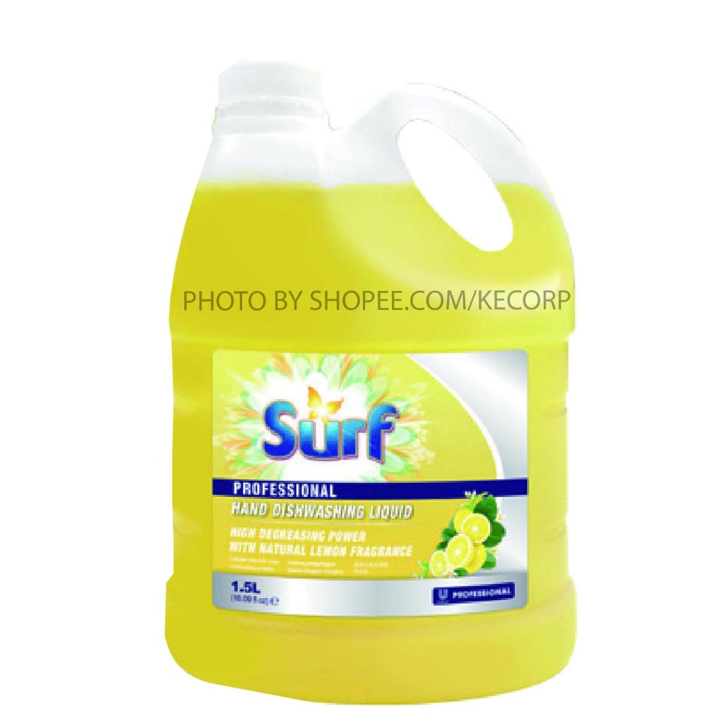 Surf Professional Hand Dishwashing Liquid 1.5L Lemon Scent KECORP_S1 ...