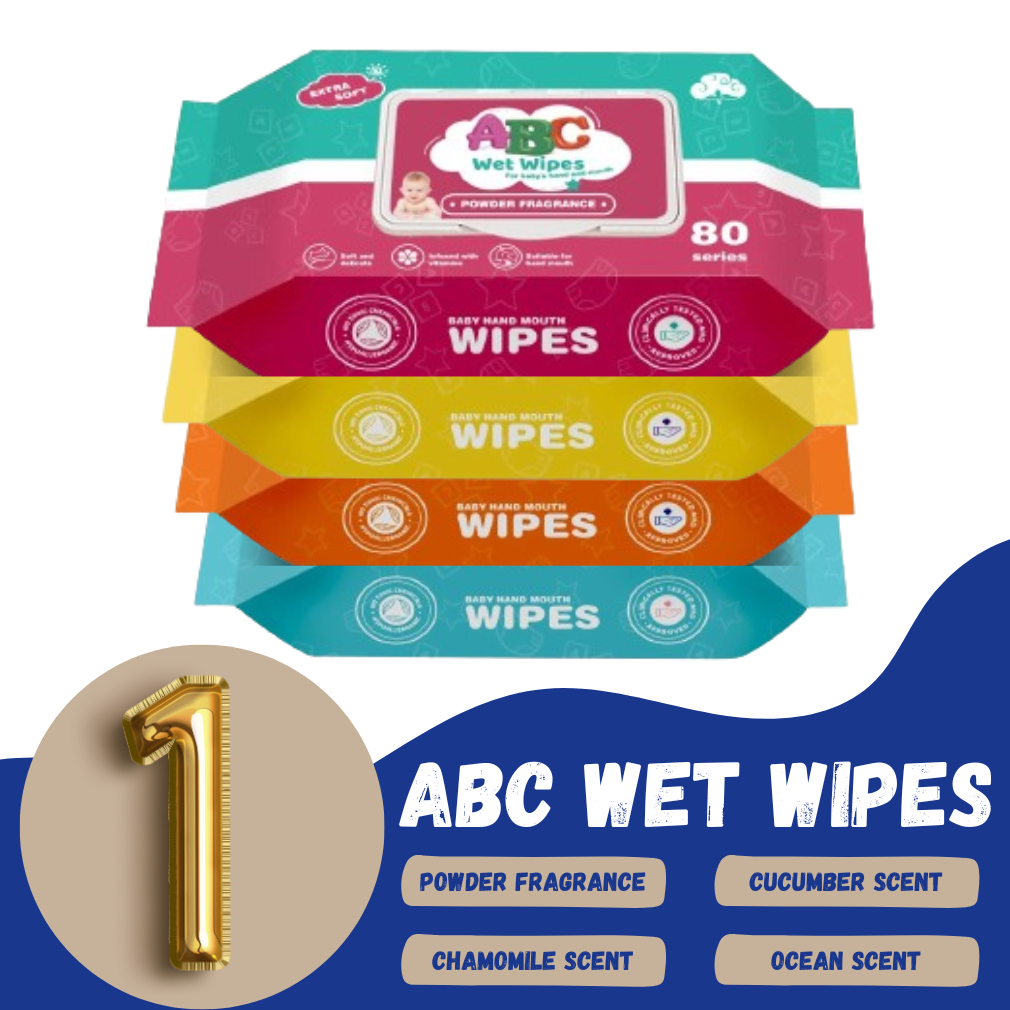 BABY ANNE ABC WIPES 80 SHEETS 1 PACK/5 PACKS | Shopee Philippines